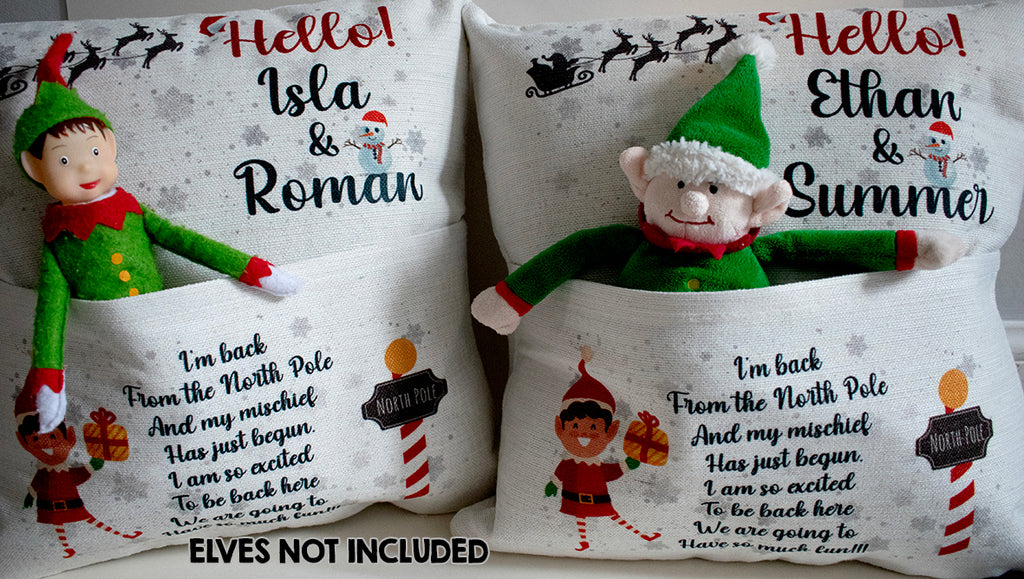 Personalised Elf Pillow Poem (Elf not included) – YellowBlossomDesignsLtd
