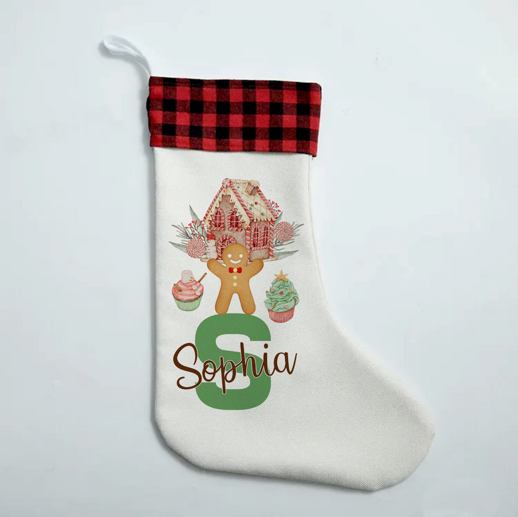 Gingerbread Man Stocking – YellowBlossomDesignsLtd