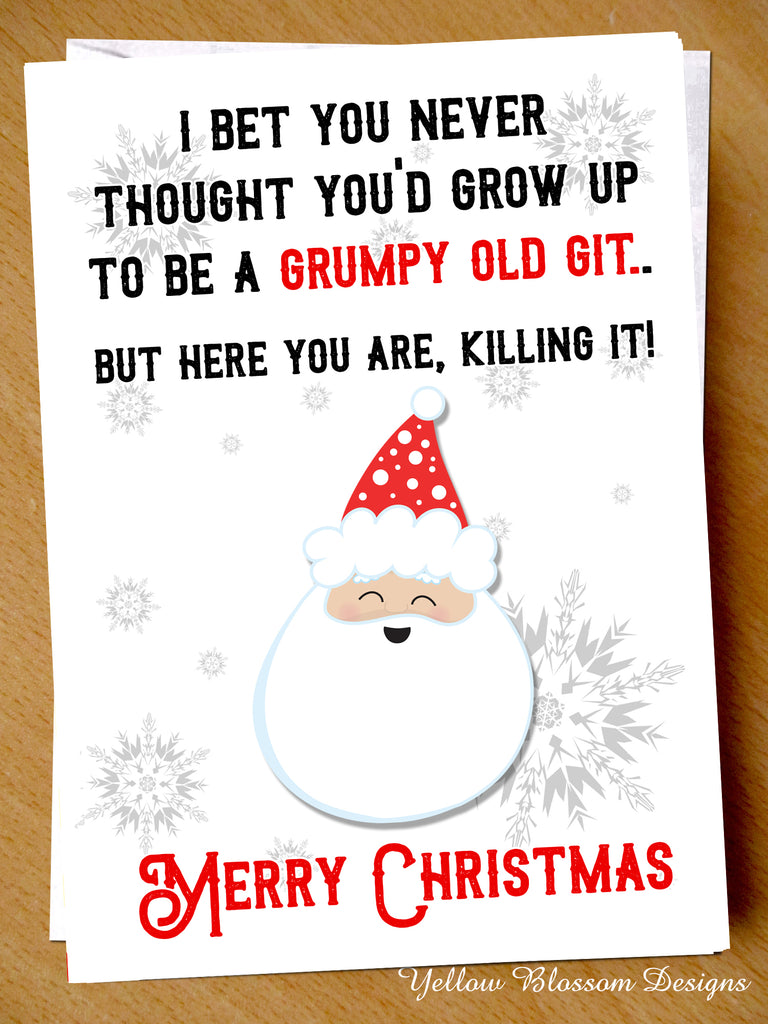Grumpy Old Git – YellowBlossomDesignsLtd